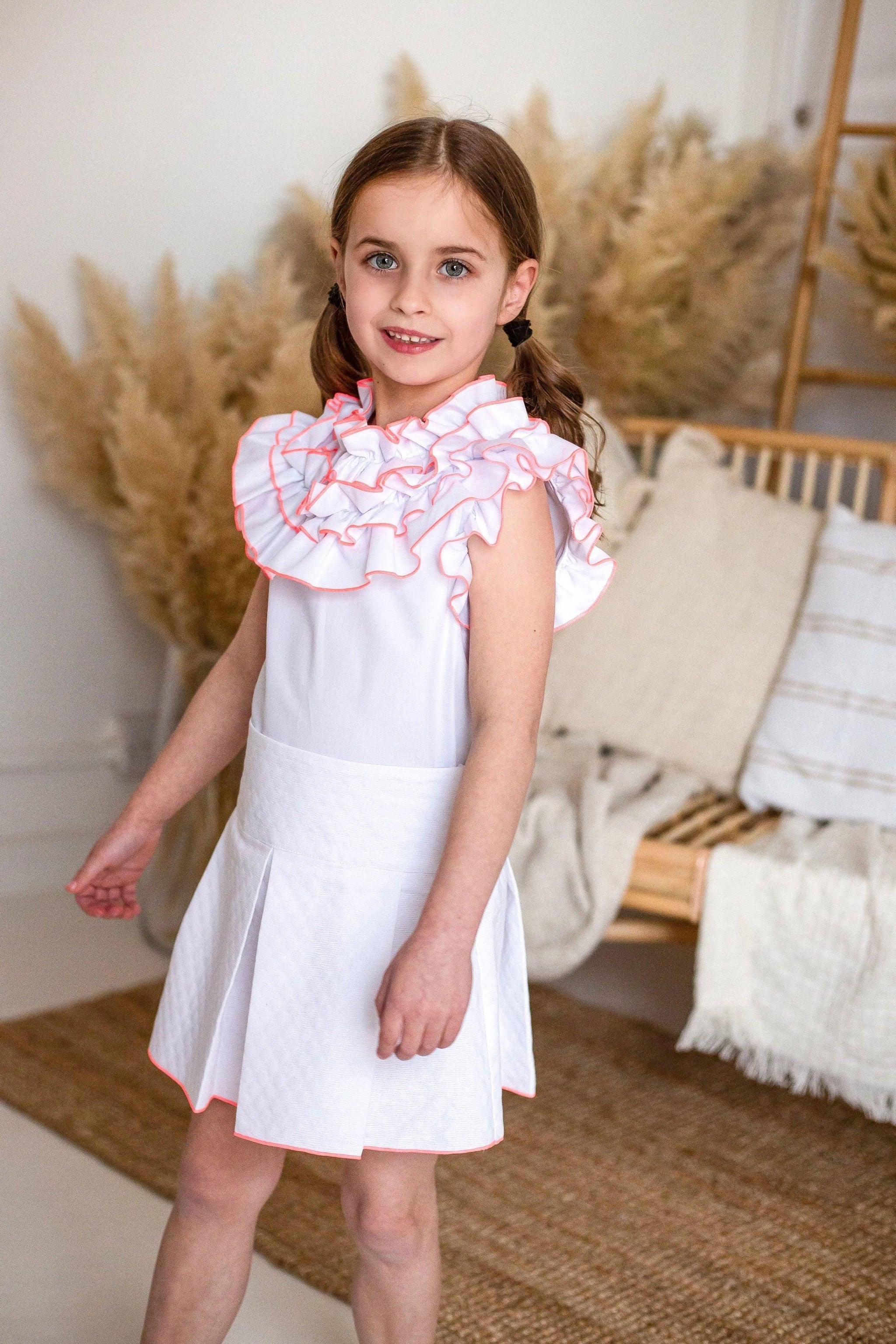 EXCLUSIVE - SS25 Babine Girls Neon Skirt Set